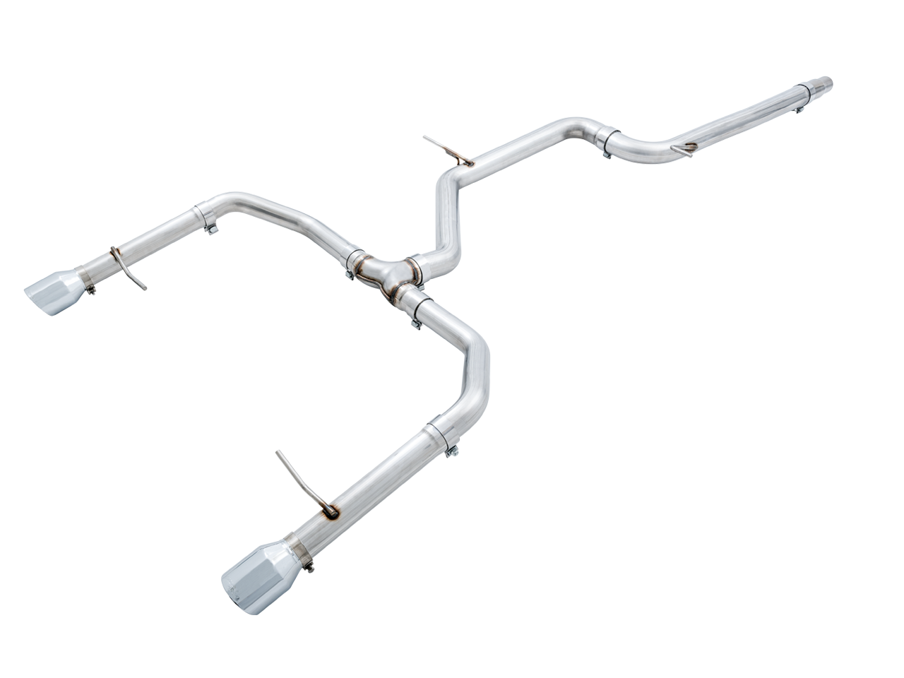 AWE Track Edition Non-Resonated Exhaust For VW MK7 Jetta GLI - Chrome ...