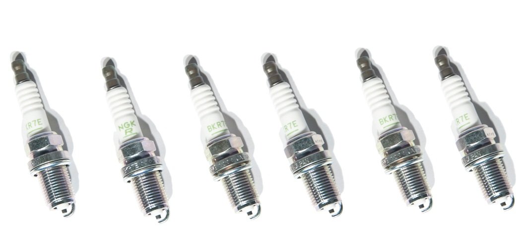 NGK V-Power Racing Spark Plugs Set of 6 For BKR7E - 4644KT6 - 75002345 - USP Motorsport