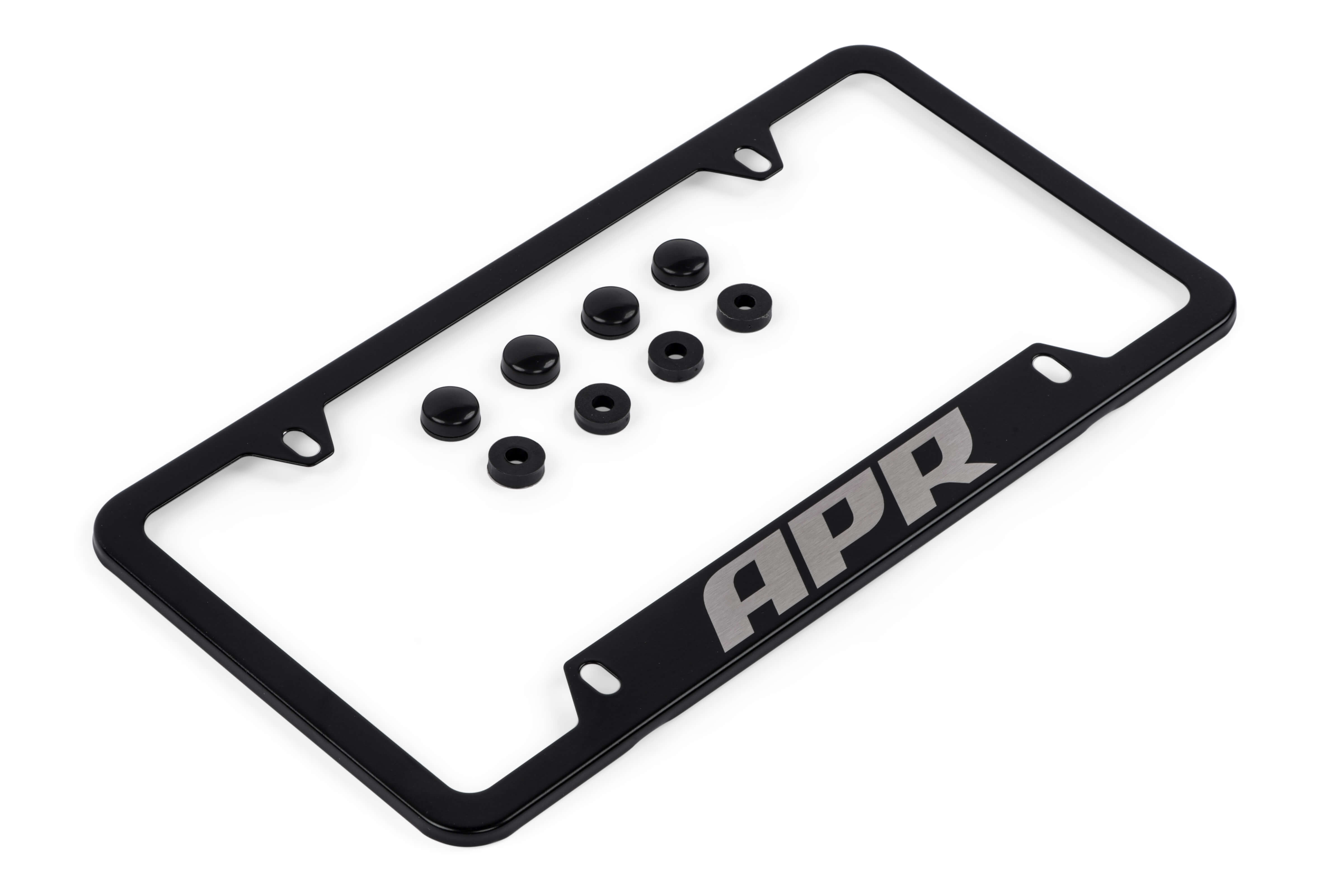APR License Plate Frame - Thick, Black W/ Hiders - A1000010 - 75035120 ...