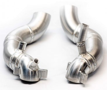 SRM Audi A8 / S8 3" Intakes - (Black Powder Coated) - SRM-S83I ...